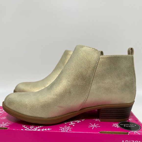 Arizona Jean Company | Shoes | Arizona Girls Cora Gold Shimmer Ankle ...